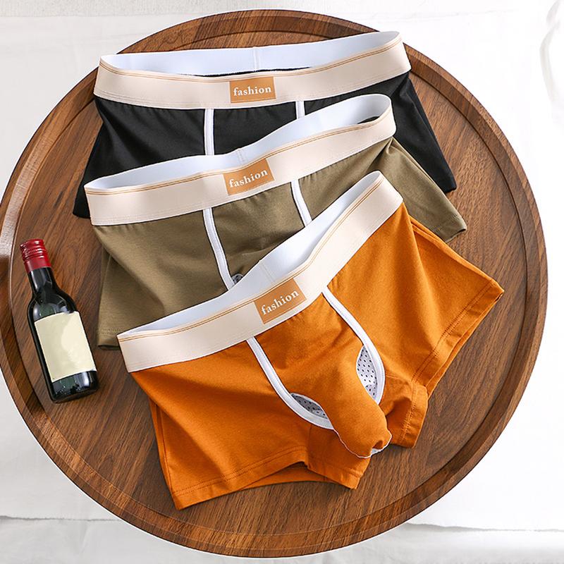 Men Boxer Briefs Elephant Nose Separate Design Shorts Underwear ...