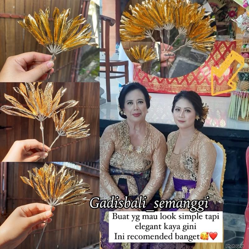 Bunga sandat emas/ bunga sanggul/ cucuk sanggul - Shop | Tokopedia