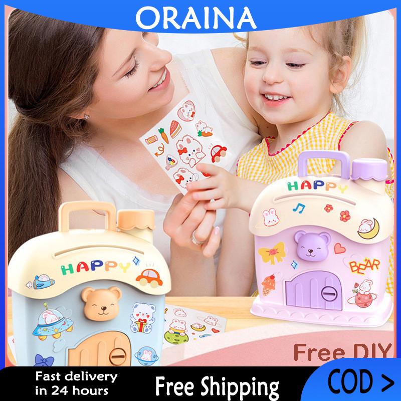 ORAINA Fairytale Cottage Money Bank Gift Key Cream House Money - TikTok ...