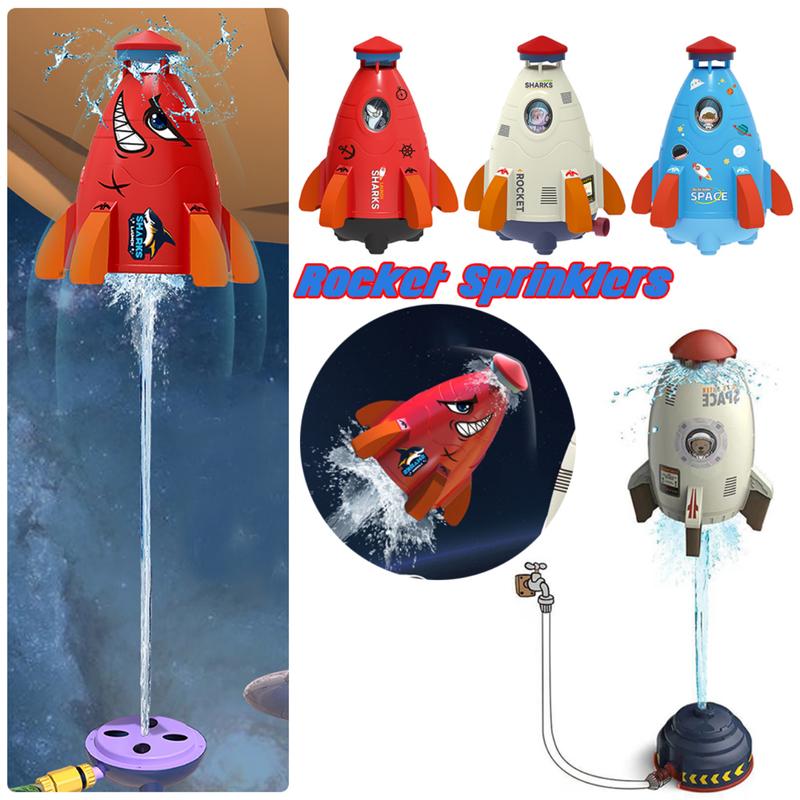 Rocket Launcher Toys Outdoor Rocket Water Pressure Lift Sprinkler ...