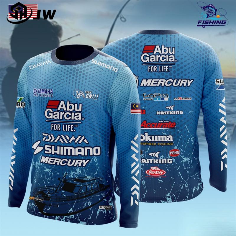 Baju Memancing, Jersi DAIWA Shimano, Bahan Microfiber, Pemejalwapan ...
