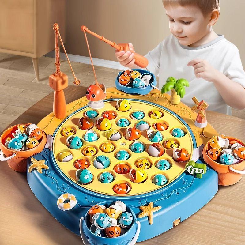 Children's Toy Electric Fishing Set Magnetic Kids Baby Magne - TikTok ...
