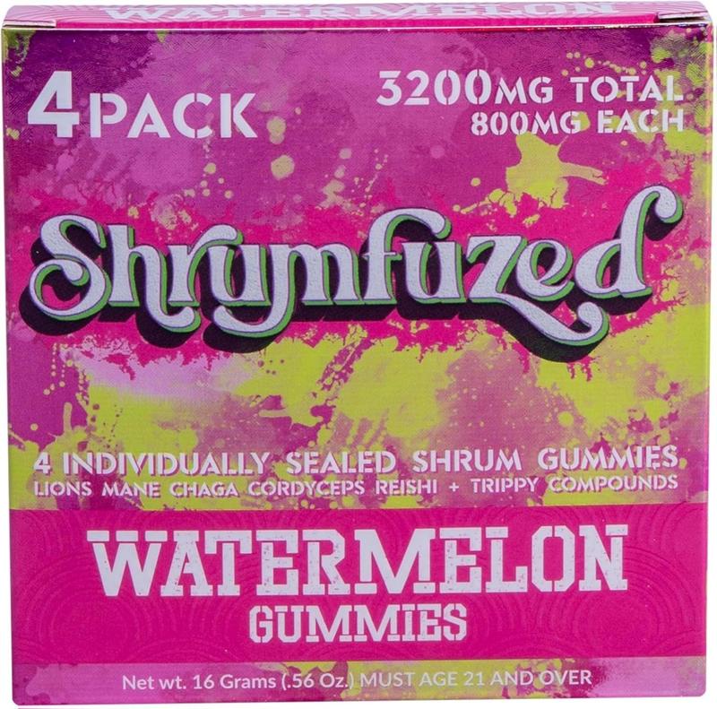 Shrumfuzed Nootropic Gummy 8000mg - Lion's Mane, Reishi, Chaga, and ...