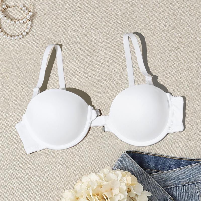 PLUSGALPRET Front Closure Demi Bra for Woman Plain Invisible - TikTok ...
