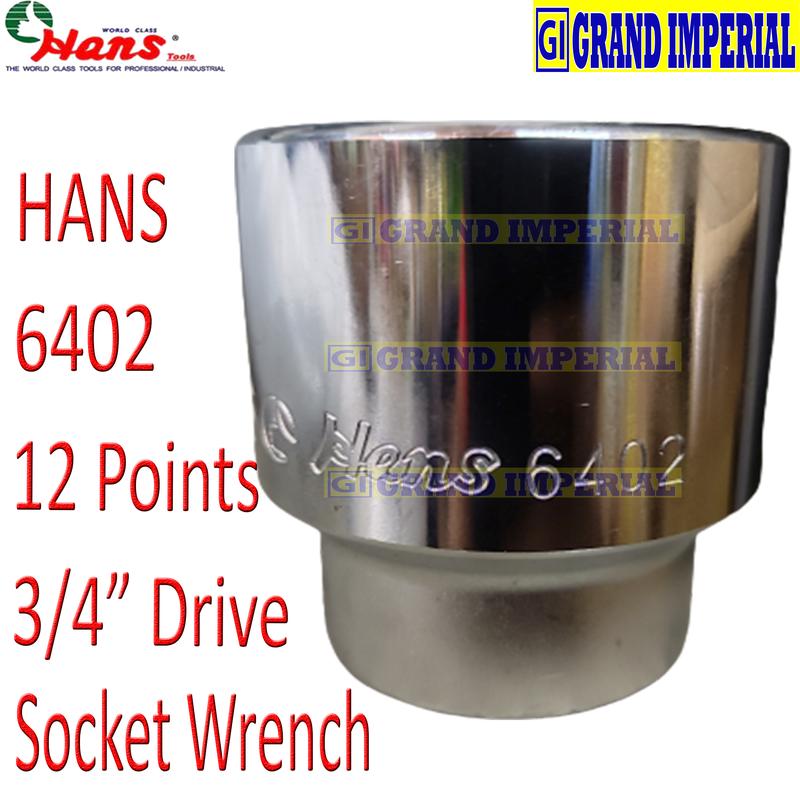 Hans Socket Wrench 3/4" Drive 12 Points 6402 Choices Size 17mm - TikTok ...