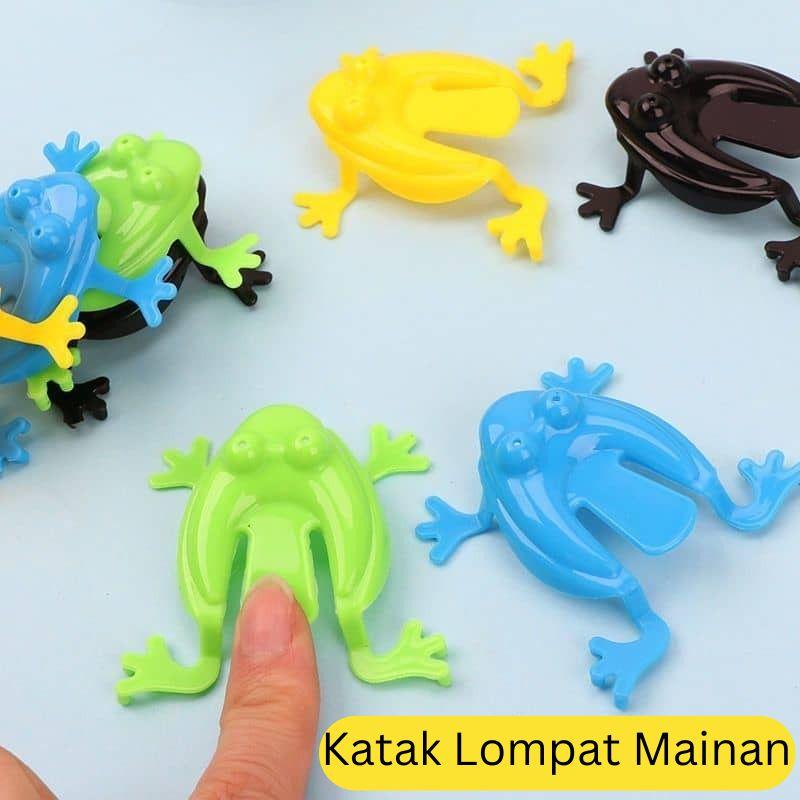 Jumping Frog Toy Children Plastic Bounce Leaping Educational - TikTok ...