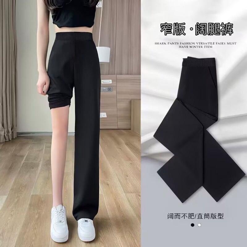 Seluar Sut Sempit, Warna Hitam, Untuk Pakaian Musim Panas Wanita ...