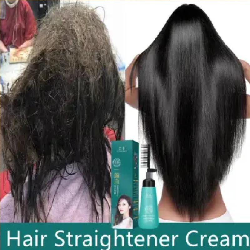 COD【LOCAL DELIVERY】 180ml Hair Straightener Cream With Comb Hair ...