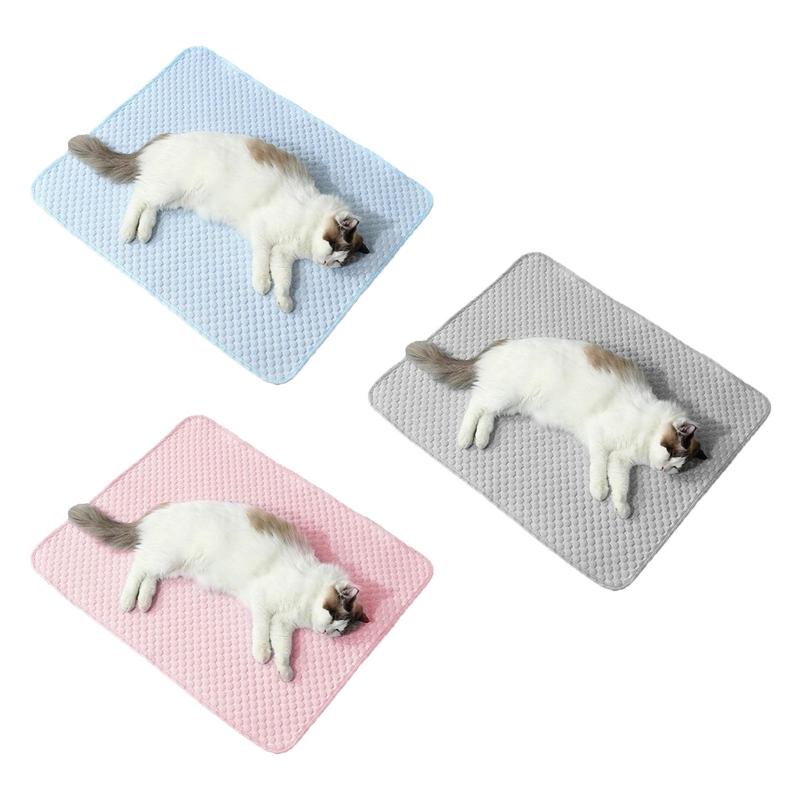Skidproof Dogs Cooling Pad Foldable Hot Day Large Dogs Pad Breathable ...
