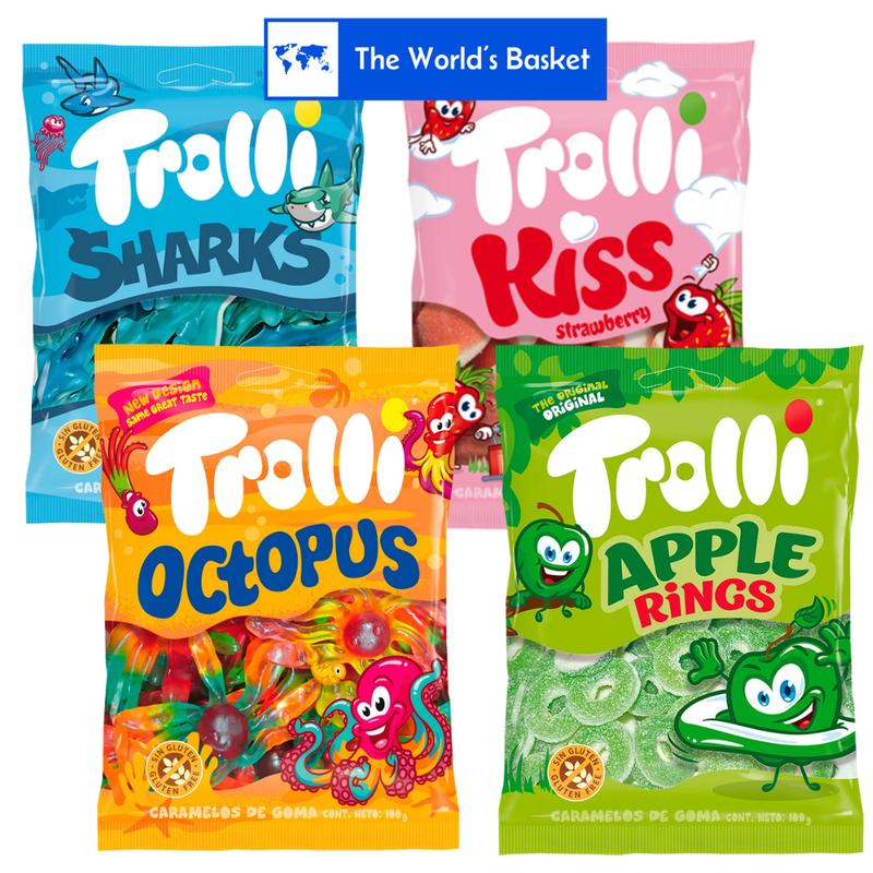 Trolli Sweet Gummy Shark | Octopus | Kiss | Apple Rings Gummi - TikTok ...