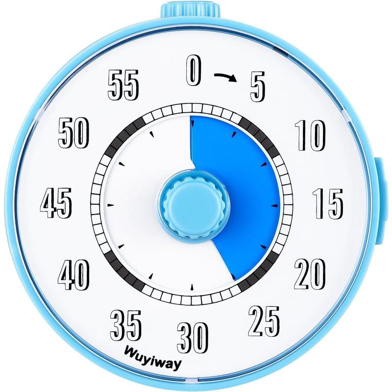 Visual Timer with Countdown Pause Function, 60-Minute Countdown ...