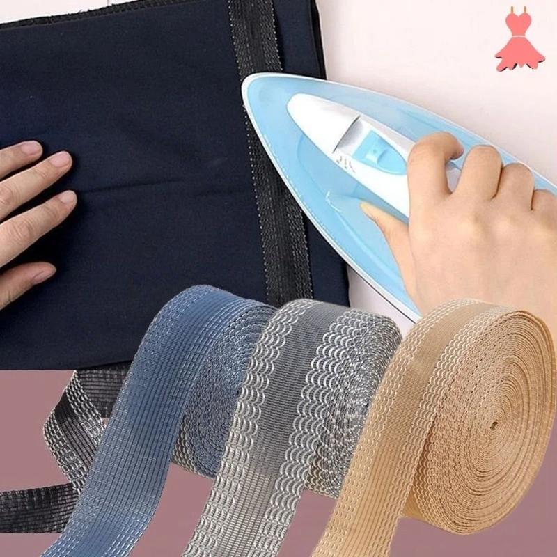 Durable Length Adjust Pants Edge Shorten Self-Adhesive Tape DIY ...