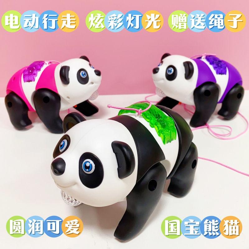 Mainan Tali Kartun Panda, Muzik Merangkak, Hadiah Popular Dalam ...