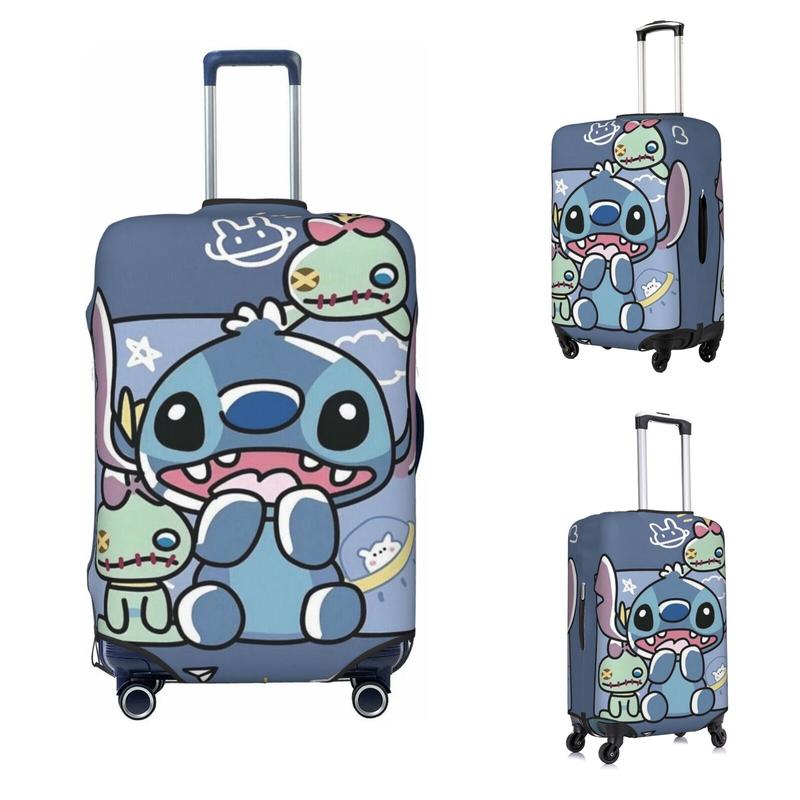 Lilo & Stitch Printed Protective Protector sleeve Luggage Cover Blue ...