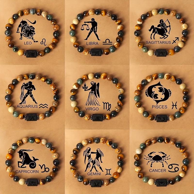 Gelang Manik Batu Zodiak, Batu Kelahiran Dua Belas Zodiak, Batu Mata ...