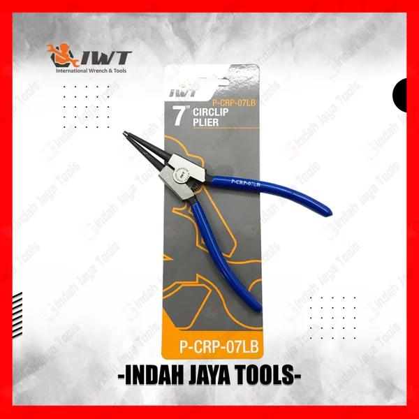 Jual IWT Tang Snap Ring 7 Inch LURUS BUKA Snapring - Circlip Plier ...