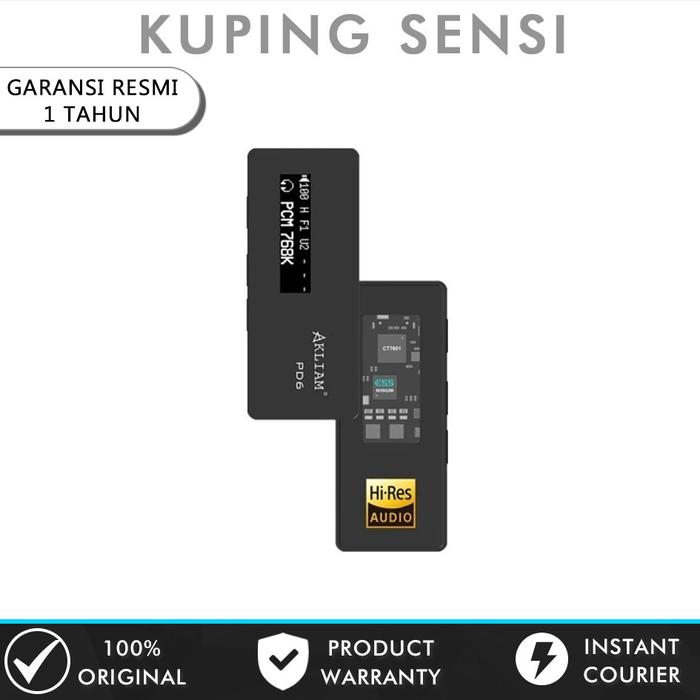 Promo Akliam PD6 ES9039Q2M DAC Chip USB Type C to 3.5mm / 4.4mm Adapter ...