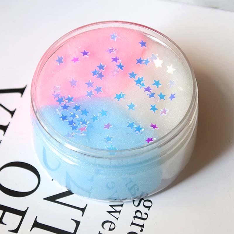 60ml Rainbow Wire Drawing Slime Fluffy Toys Clay Cloud Thousand ...