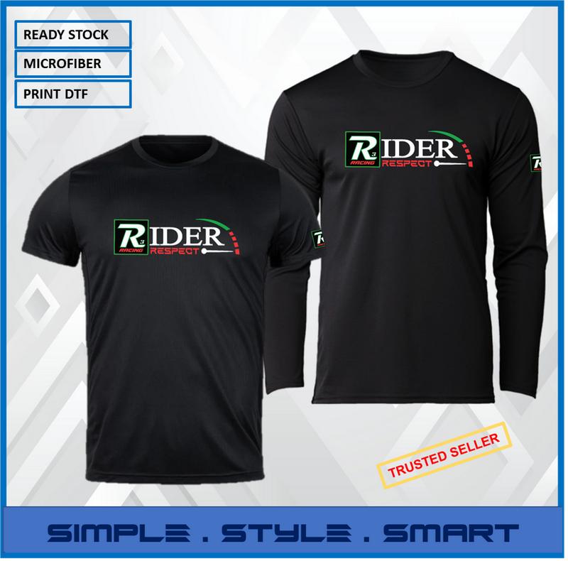 Baju Microfiber R3 RIDER Tshirt Murah Lelaki Dan Perempuan - TikTok ...