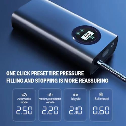 Portable pump tyre Air Compressor Pump Tire Inflation Pump Intelligent ...