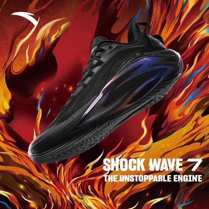 Promo ANTA Shock Wave 7 Men Basketball Shoes Professional Cushioning ...
