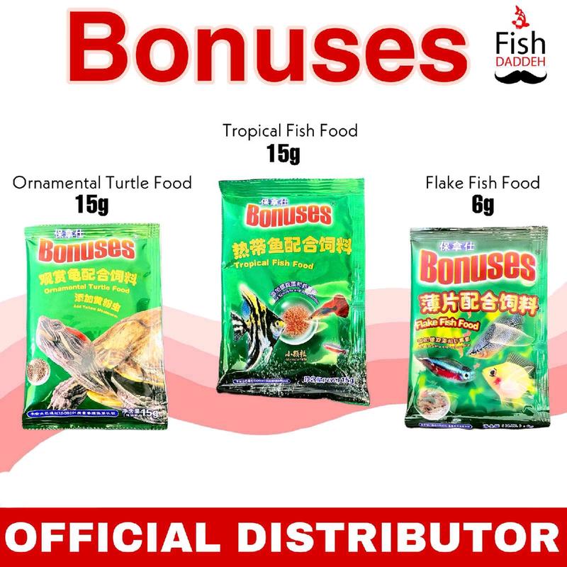 Bonuses Tropical Fish Food 15g Flake 6g Turtle Food 15g - TikTok Shop ...