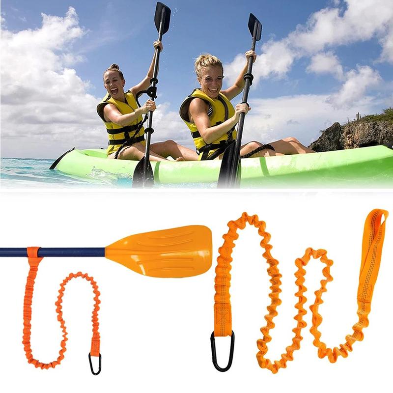 1PC Elastic Kayak Paddle Leash Fishing Rod Leash Stretchable - TikTok ...