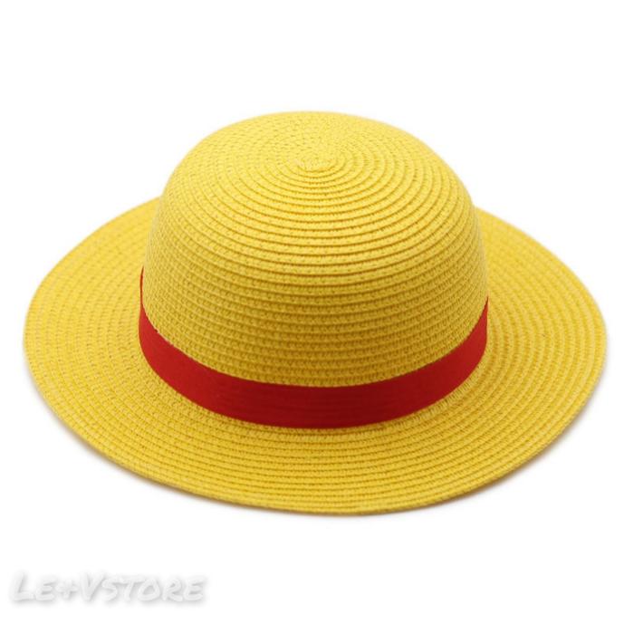 Jual Topi Jerami Kuning Luffy dan Topi Jerami Original Luffy - Topi ...
