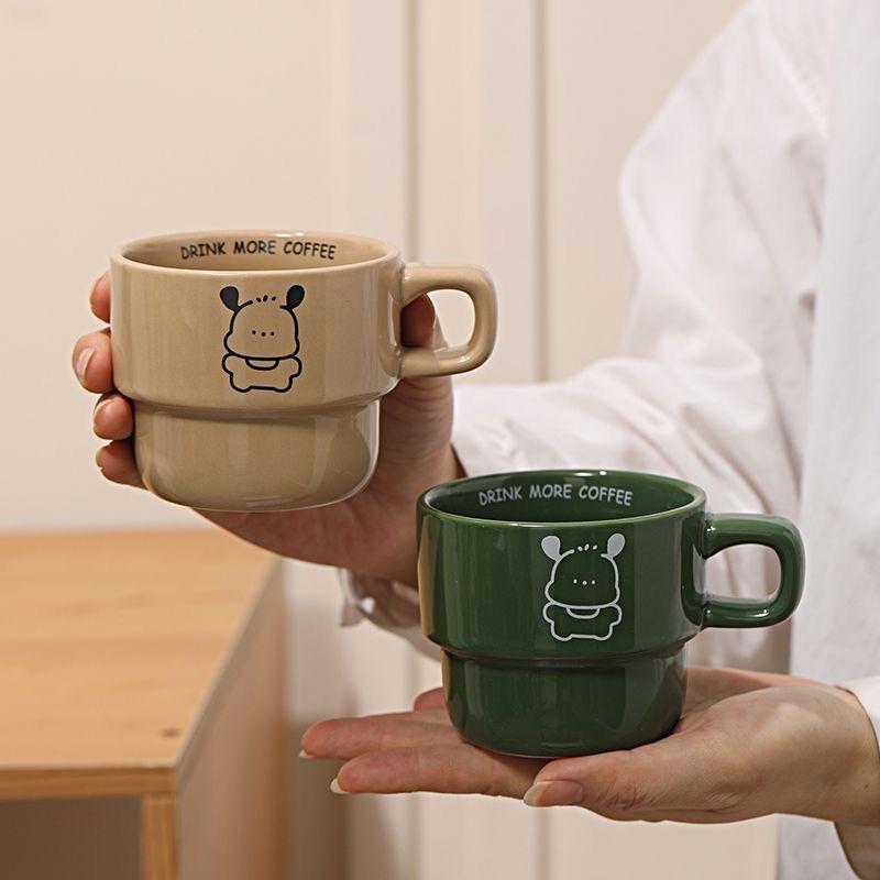 Japanese Cartoon Puppy Mark Cup Xiaohongshu Same Style Coupl - TikTok ...
