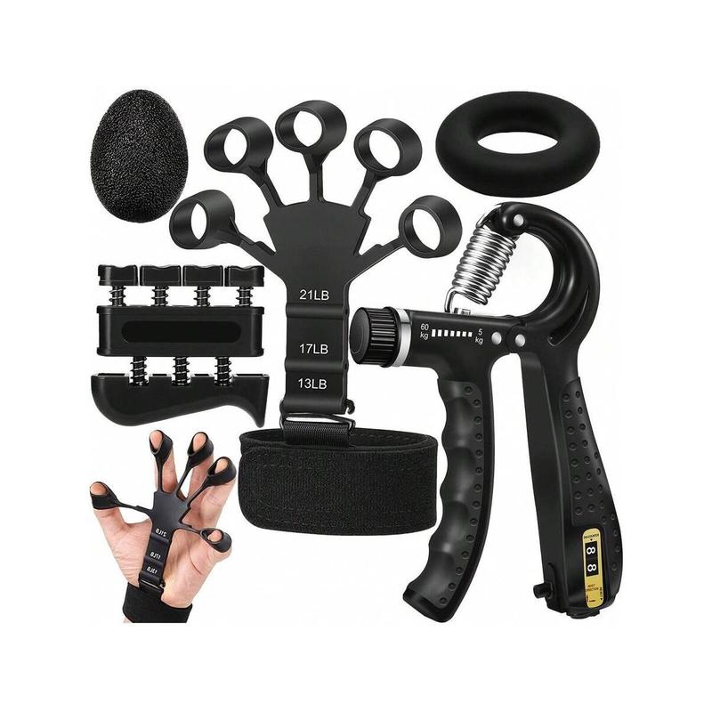 Grip Strength Trainer(5Pcs) - Forearm Strengthener, Finger Exerciser ...