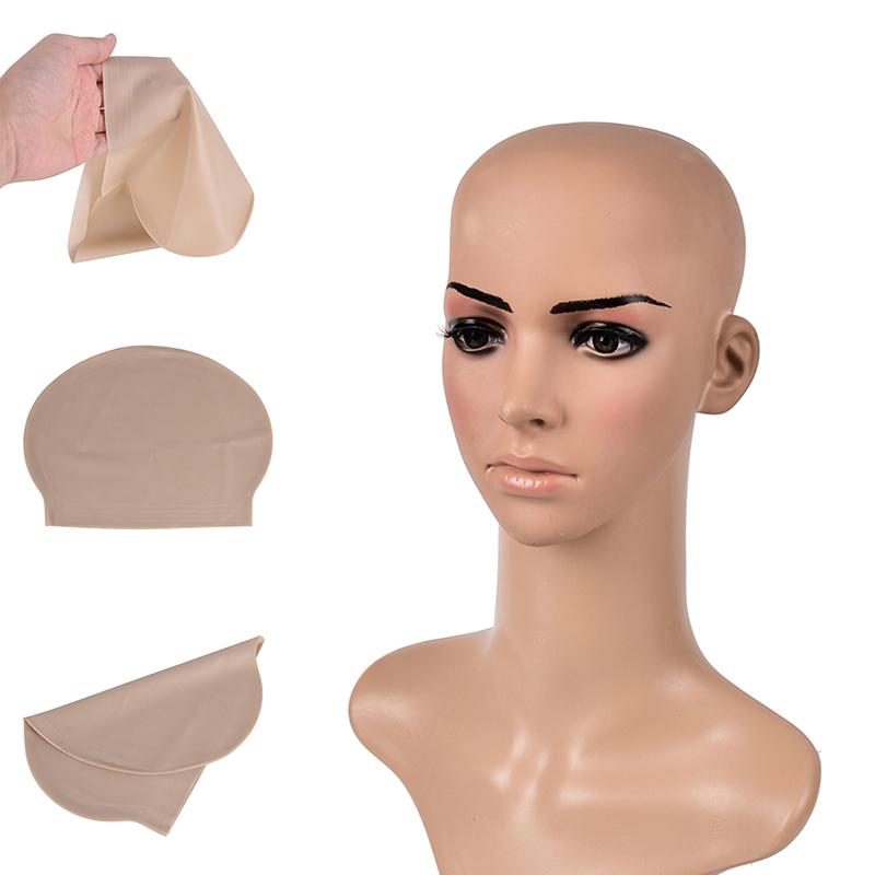 Fake Latex Flesh Skin Unisex Bald Head Wig Cap Rubber Skinhead - TikTok ...