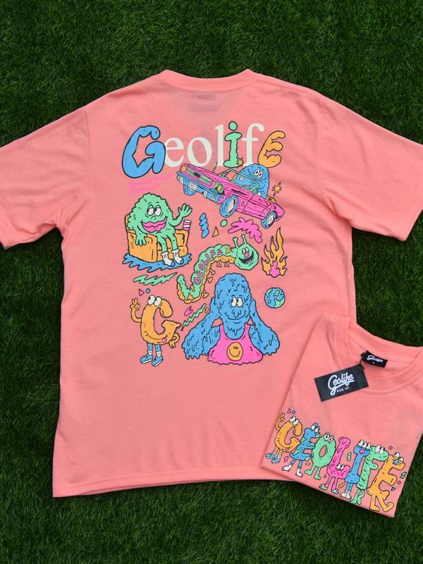 TRIPPY PEACH TSHIRT - GEOLIFE - TikTok Shop Philippines