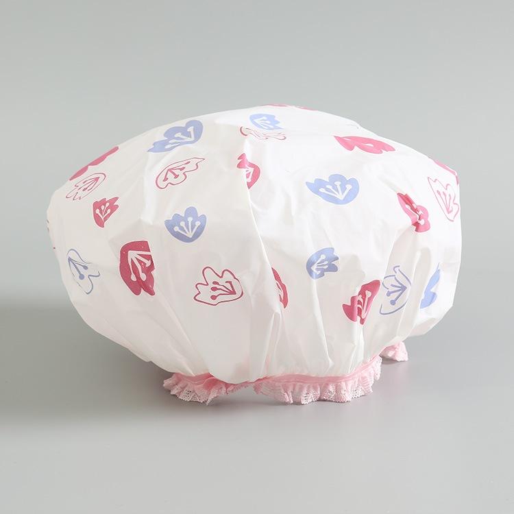 Topi mandi dengan cetakan comel, kalis air, boleh diguna semula ...