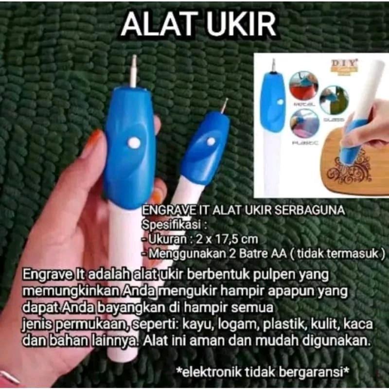 EZ ENGRAVER ALAT UKIR PEN ELEKTRIK SERBAGUNA - Shop | Tokopedia