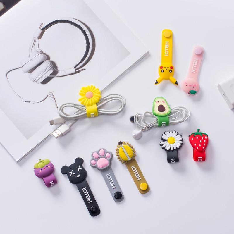 Adorable Silicone Cable Winder: Keep Your Earphones Organize - TikTok ...