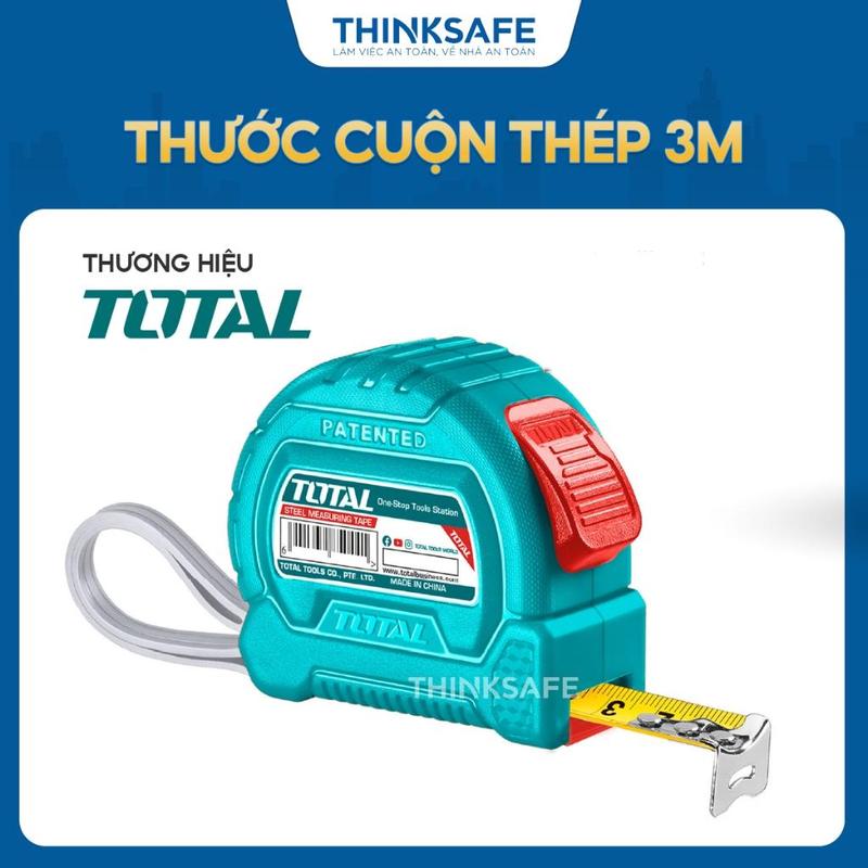 Thước cuộn kéo TOTAL kích thước 2mx13mm - 8mx25mm, 1 nút bấm - TikTok ...