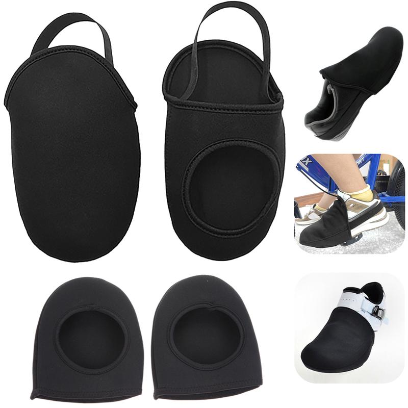 1Pair Bicycle Cycling Overshoes Bike Shoes Cover Half Palm Toe - TikTok ...