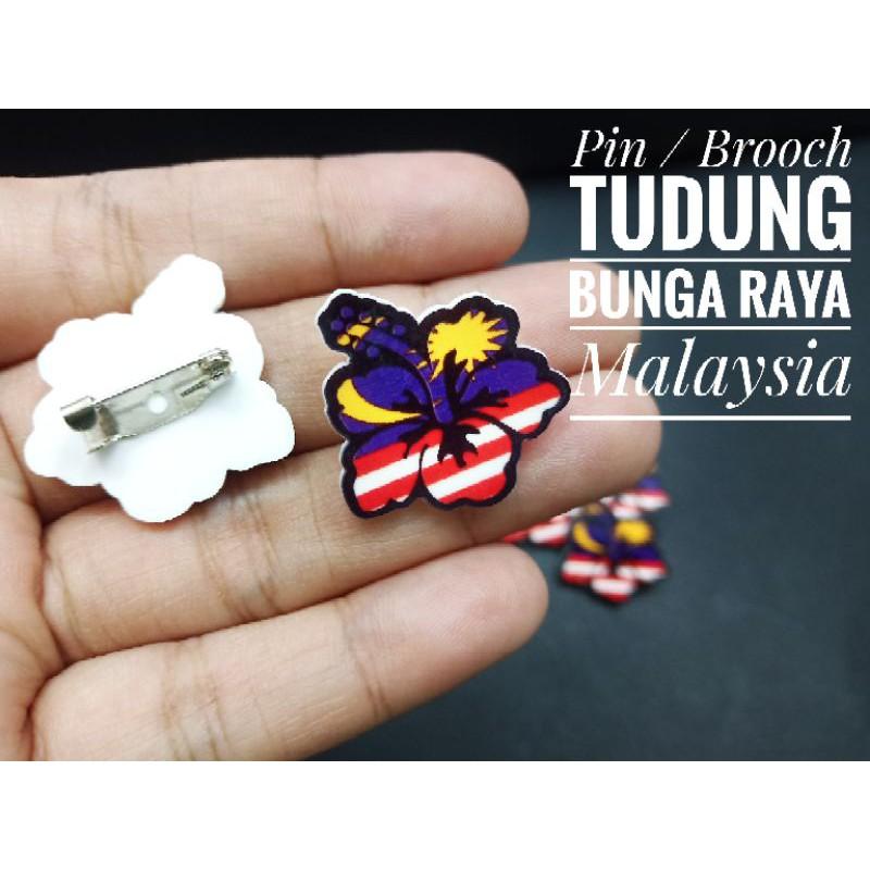 Pin tudung Tema Bendera Malaysia Merdeka Brooch - TikTok Shop Malaysia