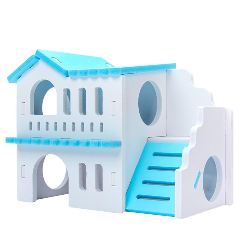 HEHUS amster House Small Animal Natural Wooden Bed Warm Hous - TikTok ...