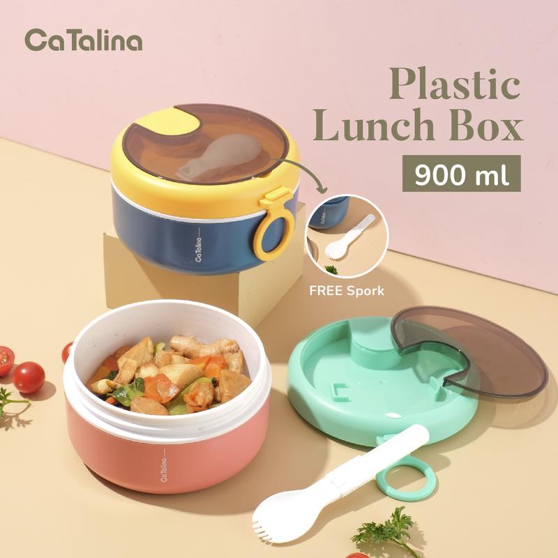 CaTalina Lunch Box Tempat Makan Rantang Kotak Bekal Mini 900 - Shop ...