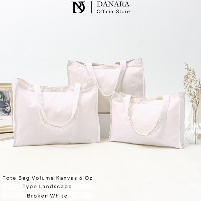 Jual DANARA Tote Bag Volume Kanvas 6 Oz Polos Type Landscape - Broken ...