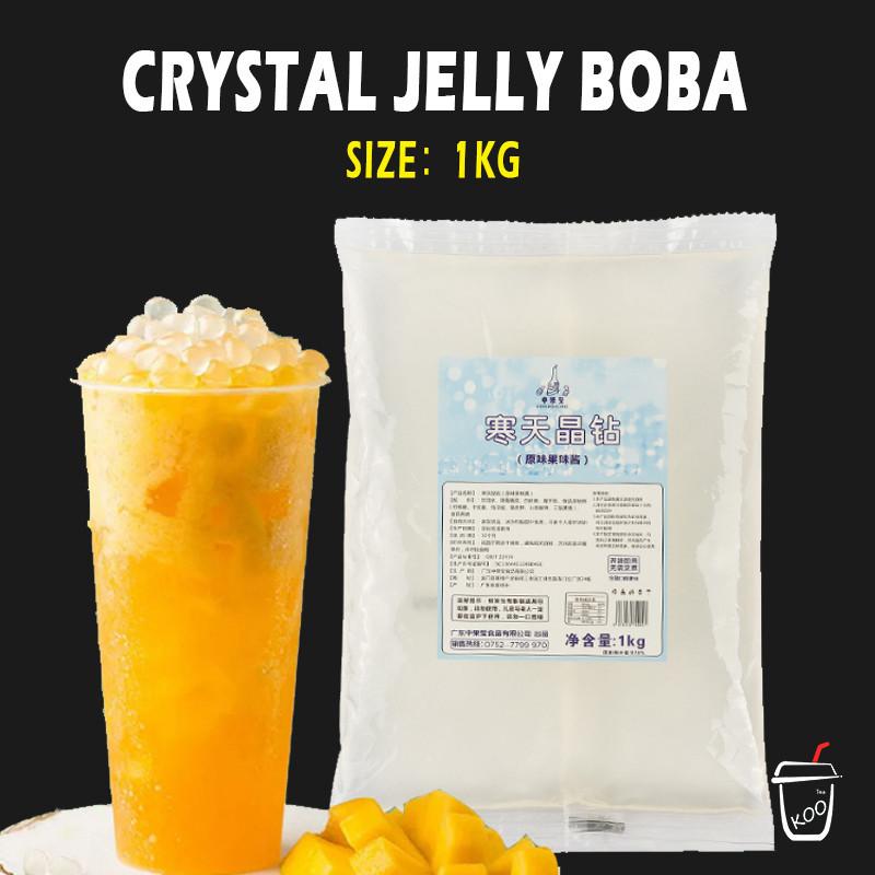 1kg Crystal Boba Crystal Jelly boba Pack Sinkers For Milktea - TikTok ...