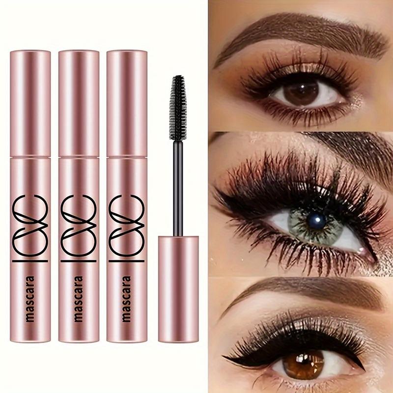 4D extra long eyelashes mascara: non-agglomerating, easy to brush ...
