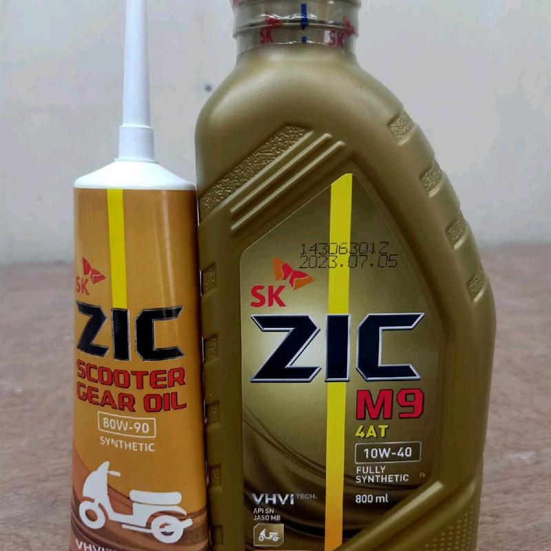 ZIC M9 ENGINE OIL 10W-40 4AT FULLY SYNTHETIC 800ml/1L FOR AL - TikTok ...