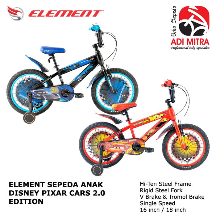 Jual Element Disney Pixar Cars 2.0 Edition [16 / 18 Inch] Sepeda Anak ...