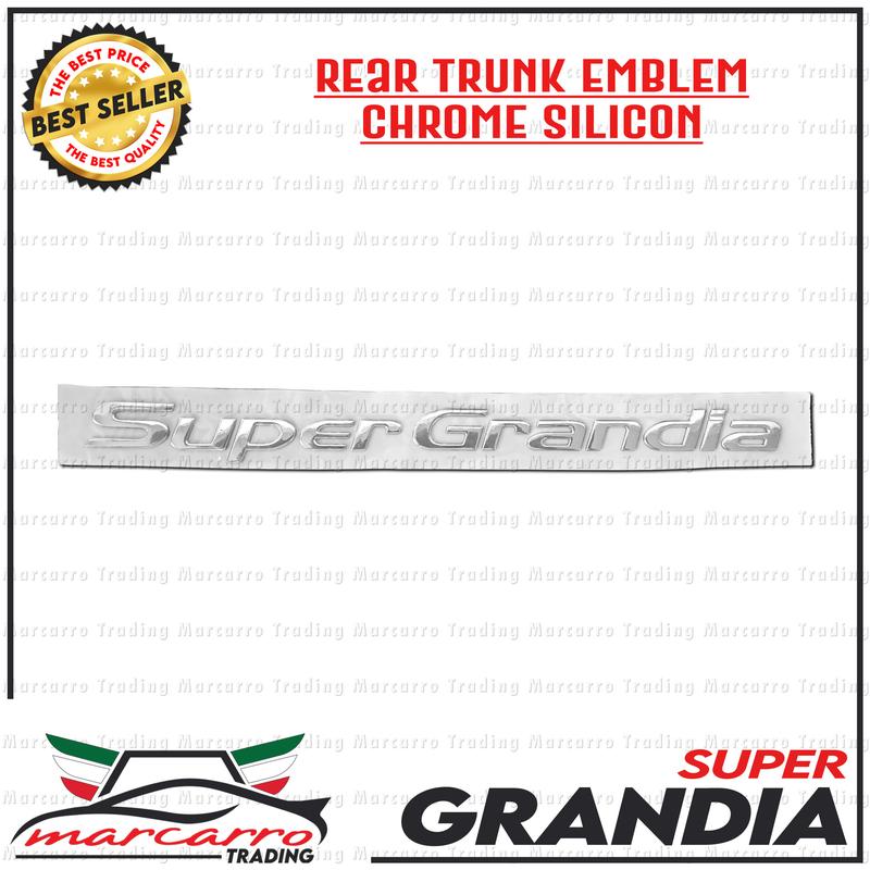 HiAce SUPER GRANDIA Silicon Rear Trunk Emblem Chrome - TikTok Shop ...