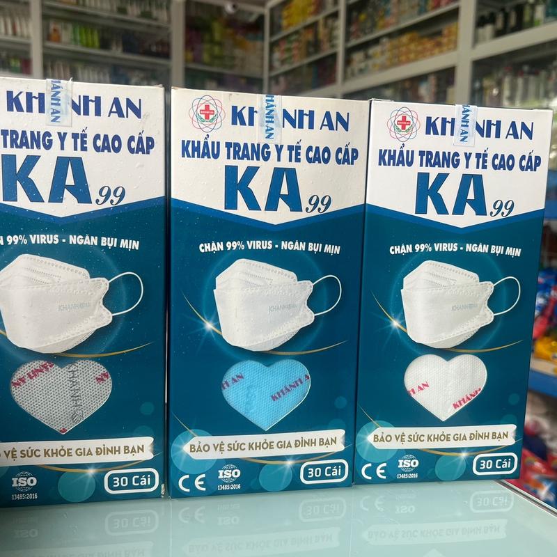 Khẩu trang y tế 4 lớp kháng khuẩn cao cấp 4D Khánh An Ka99 Ka99 ...