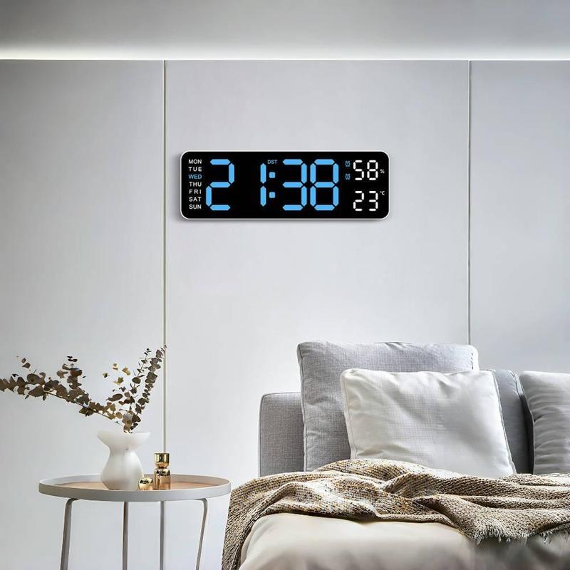 USB & Battery Charging Digital Wall Clock without Battery, Countdown ...