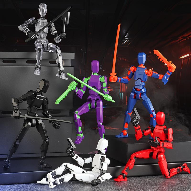 T13 Action Model Set, 6 Pieces Robot 13 Action Model Dummy 3 - TikTok Shop