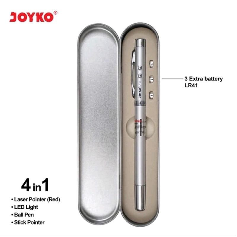 Pulpen Laser Joyko LP-100 4in1 Red - Shop | Tokopedia